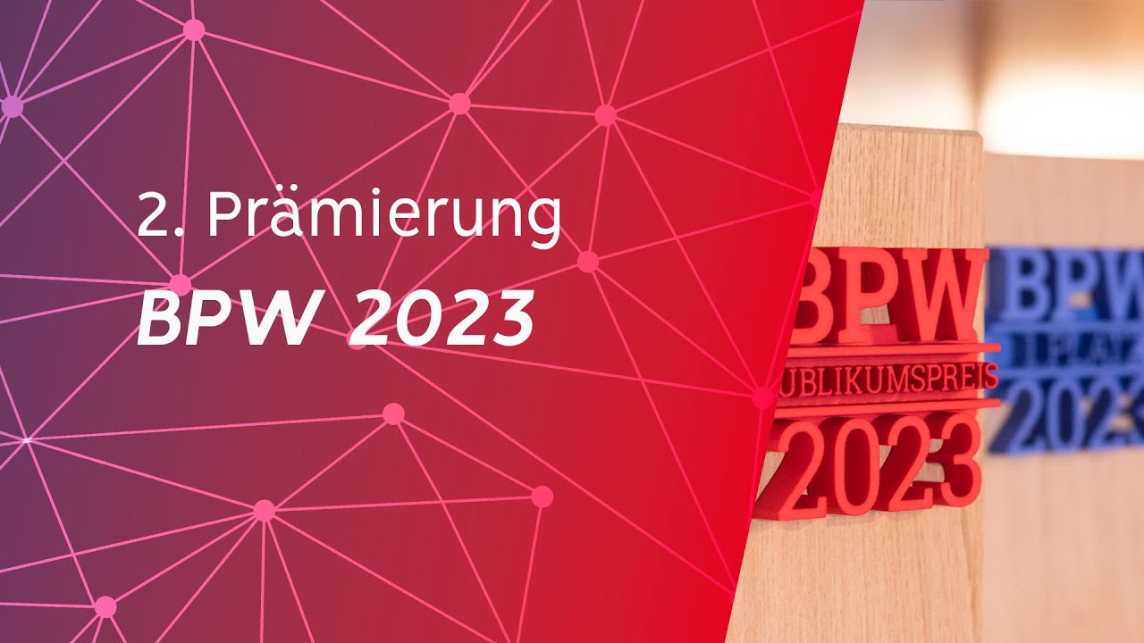 Rückblick 2. Prämierung des BPW 2023 - YouTube