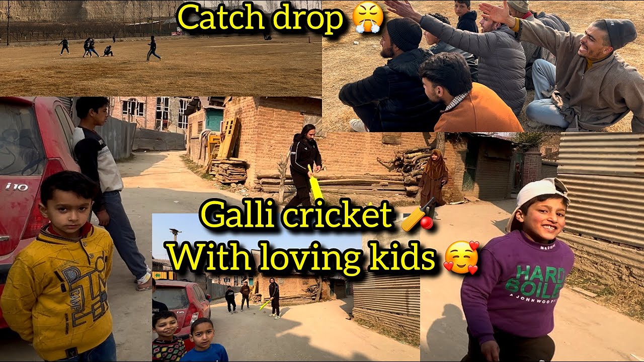 Galli cricket with kids ️ - YouTube