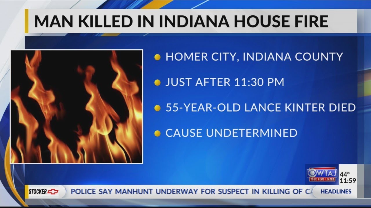 Man killed in Indiana house fire - YouTube