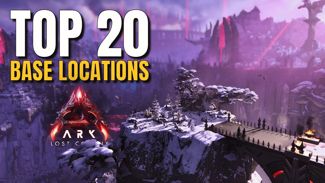 ARK: Survival Ascended - Top 20 PvE Base Locations on Lost Colony ...