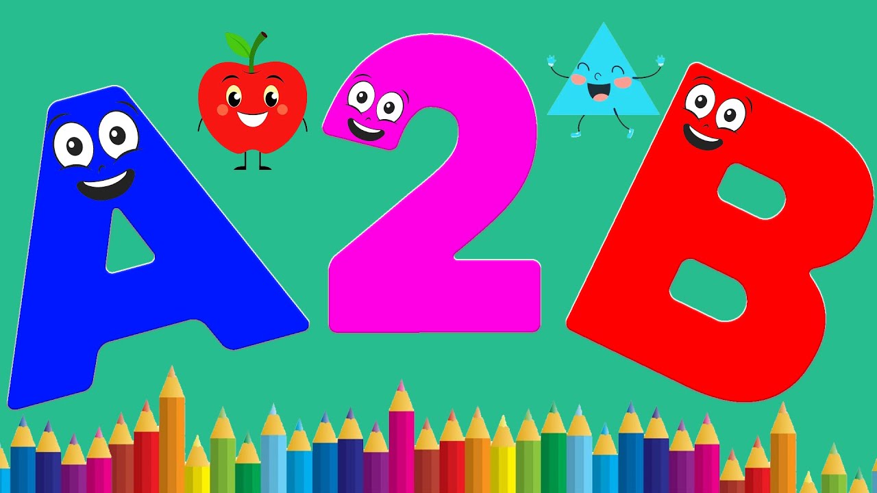 Learn ABC, 123 , Colors And Shapes | Kids Basic Learning For 3 Year ...