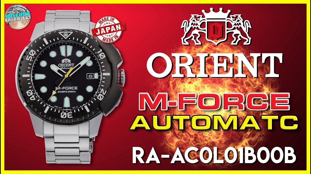 Orient's Best Diver! | Orient M-Force 3rd Gen 200m Automatic Diver RA ...