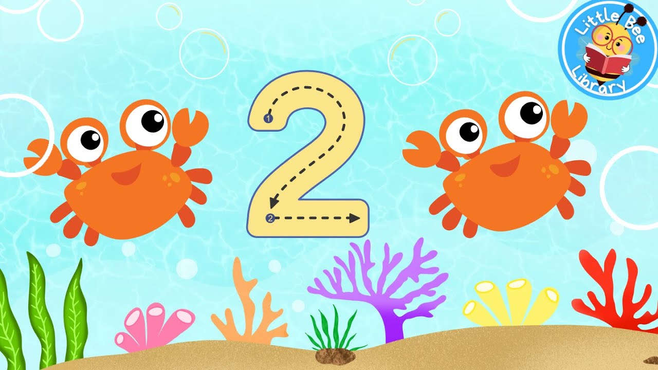 Under the Sea Counting! #learntocount #countingnumbers1to10 #preschool ...