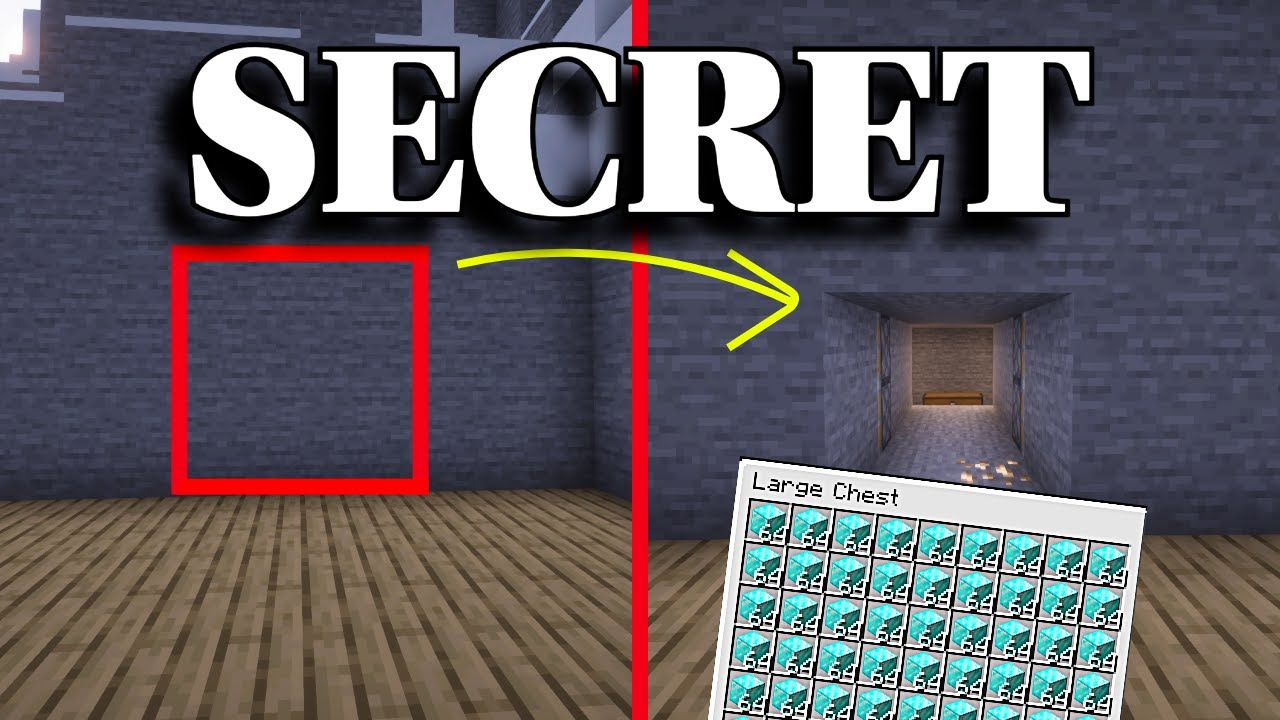 How to Make a Secret Redstone Door for Your Hidden Base - YouTube