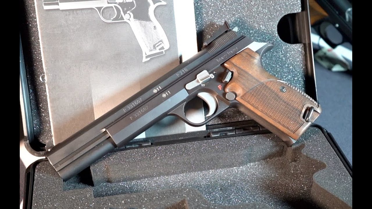 Sig P210 Collector's Versions - YouTube