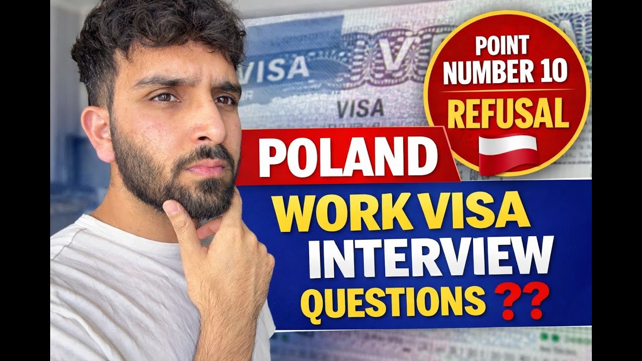 Poland work visa interview | Poland embassy questions and answers - YouTube