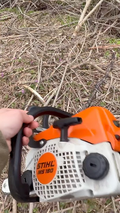 Бензопила STIHL - MS 180 - YouTube