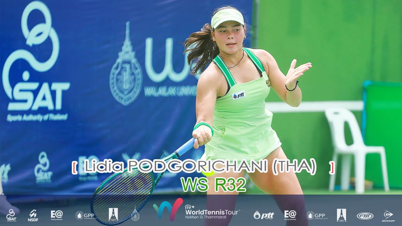 ITF WORLD TOUR W4 WS R32 – Lidia PODGORICHANI THA vs Yuka HOSOKI JPN - YouTube