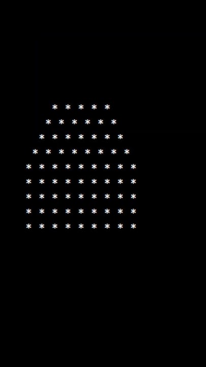 Star Pattern 17 Codeworld Shorts Coding Producer Youtube