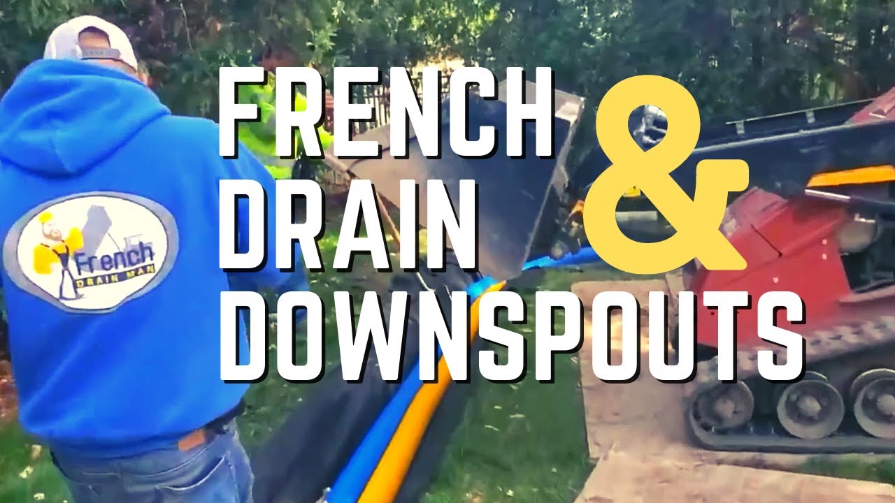 DIY TIPS from Michigan Drainage Contractor: Installing Downspout System ...