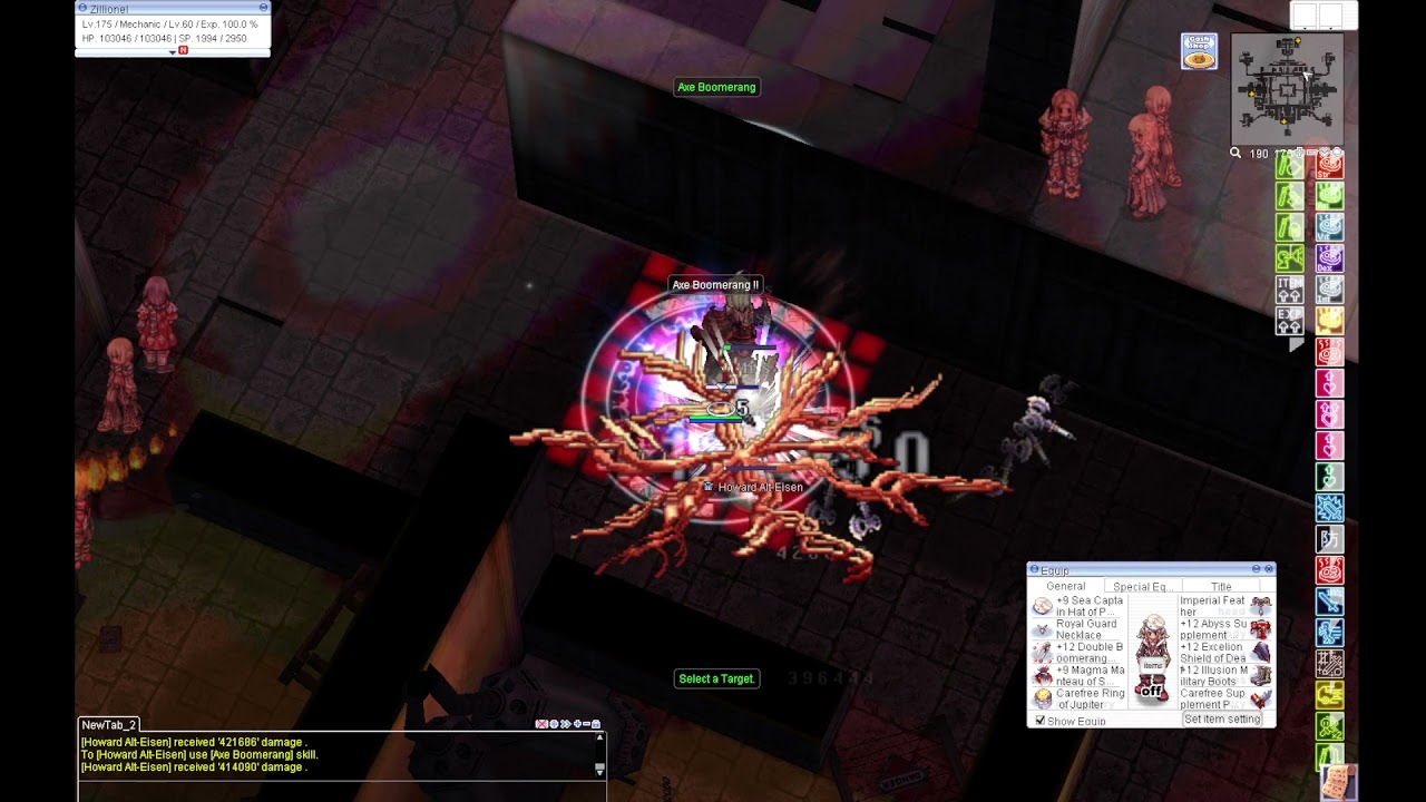 [iRO] Mechanic Axe Boomerang - Testing Illusion Military Boots in Bio 5 ...