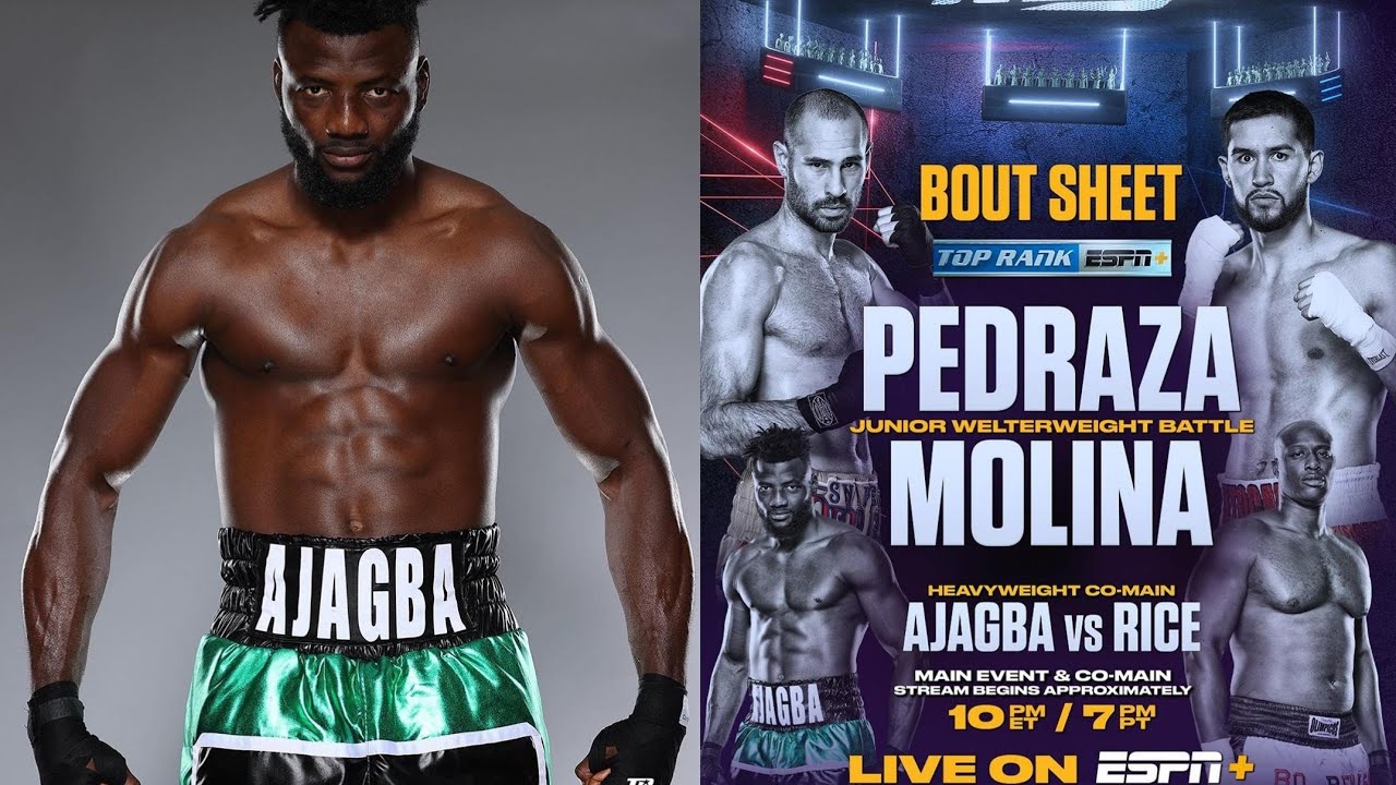 LIVE BOXING: EFE AJAGBA VS JONATHAN RICE FIGHT DETAILS|TIME| TY AJAGBE ...