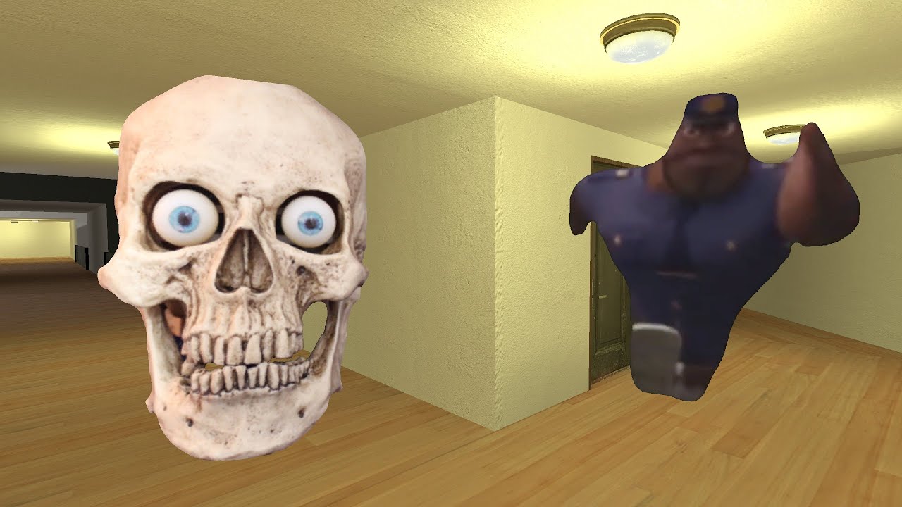 Officer Earl And 💀 Skull Nextbot Gmod - YouTube