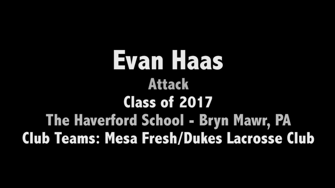 Evan Haas - 2014 Inside Lacrosse Invitational - YouTube