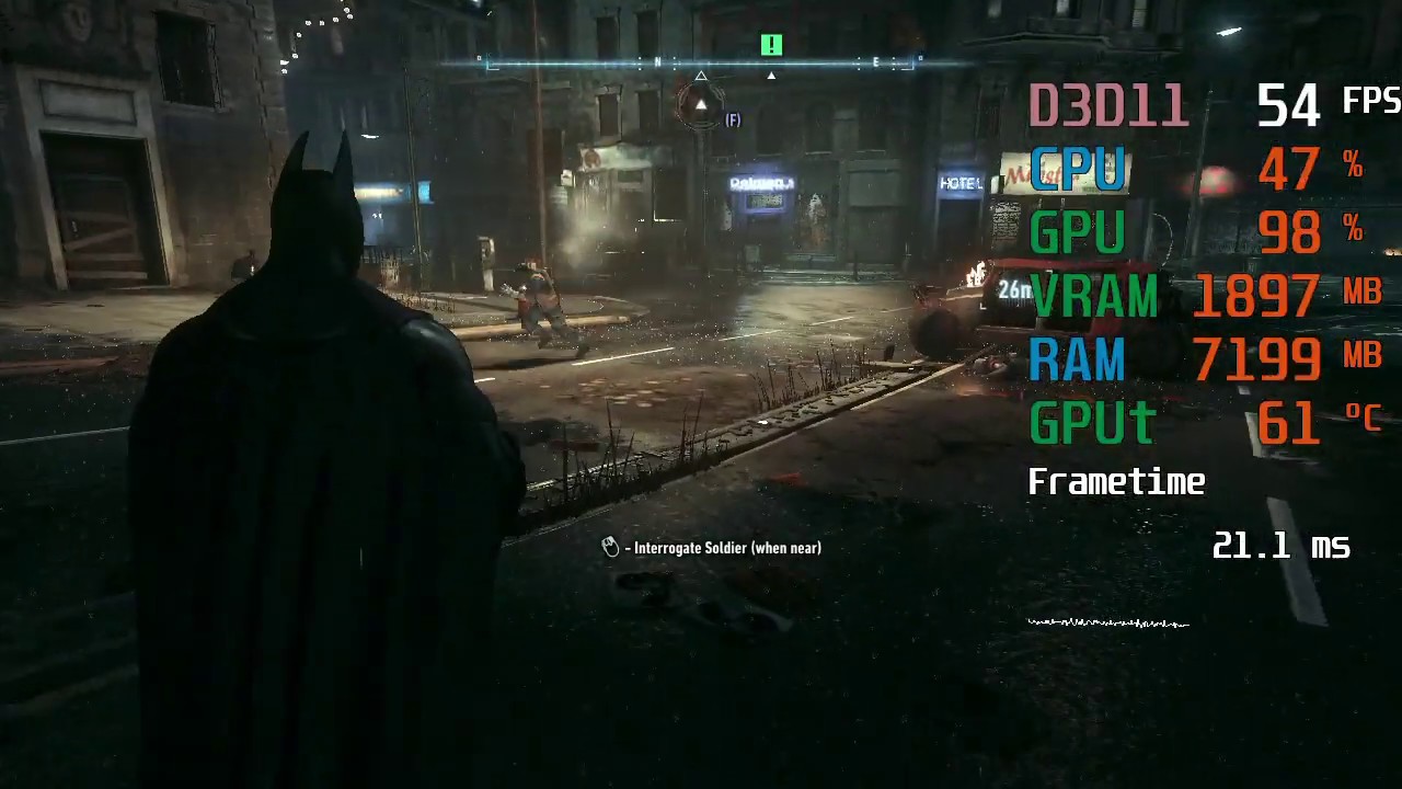 Radeon Vega 11 Graphics -- AMD Ryzen 5 3400G -- Batman Arkham Knight ...