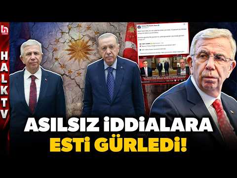 MANSUR YAVAŞ'I HİÇ BÖYLE GÖRMEDİNİZ! Yandaş gazetecinin o iddiasına ateş püskürdü! Ankara sallandı!