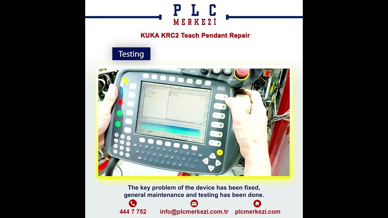 KUKA KRC2 Teach Pendant Repair - YouTube