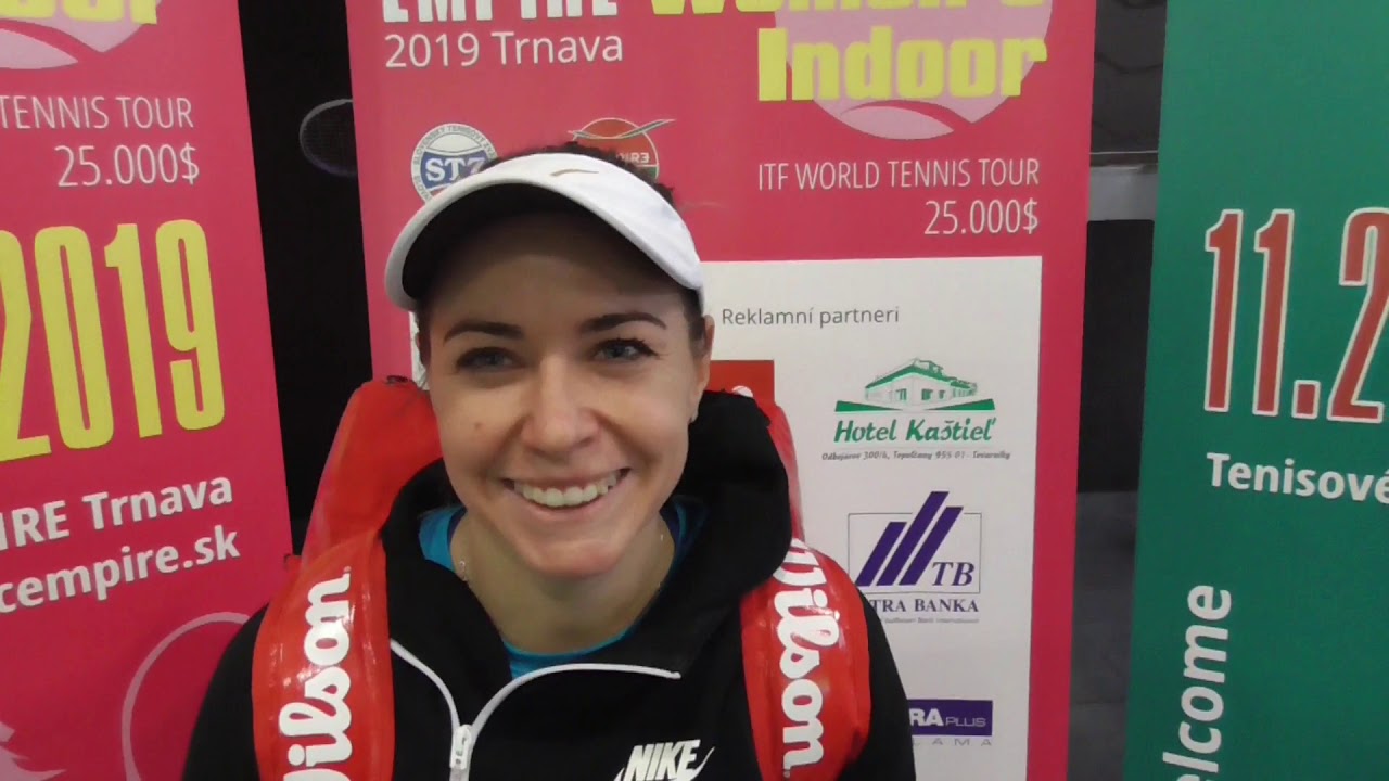 EMPIRE Women’s Indoor 2019: 1R, interview, Kristina KUCOVA (SVK ...