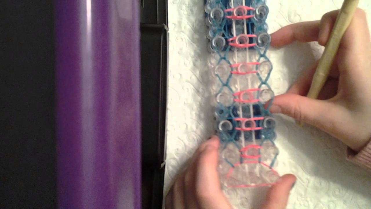 Rainbow loom snake skin - YouTube