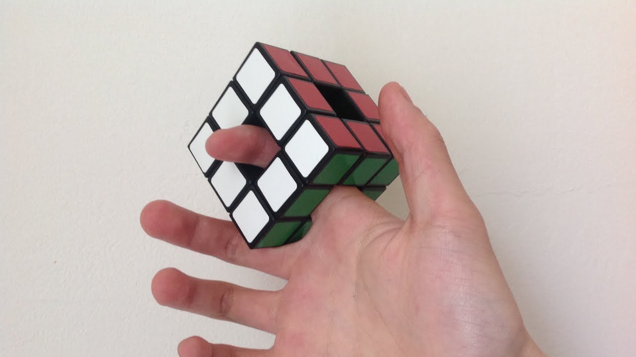 Solve a Rubik's void cube using cfop - YouTube