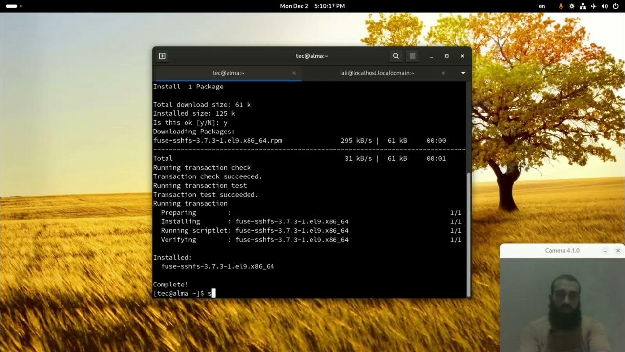 SSHFS installation on Centos/fedora/Rocky/almalinux - YouTube