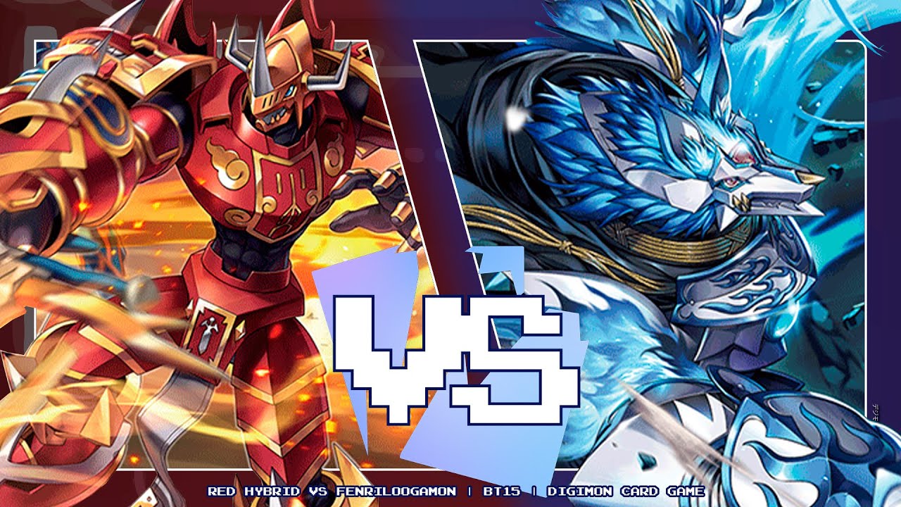 Red Hybrid Vs FenriLoogamon | BT15 | Digimon Card Game - YouTube