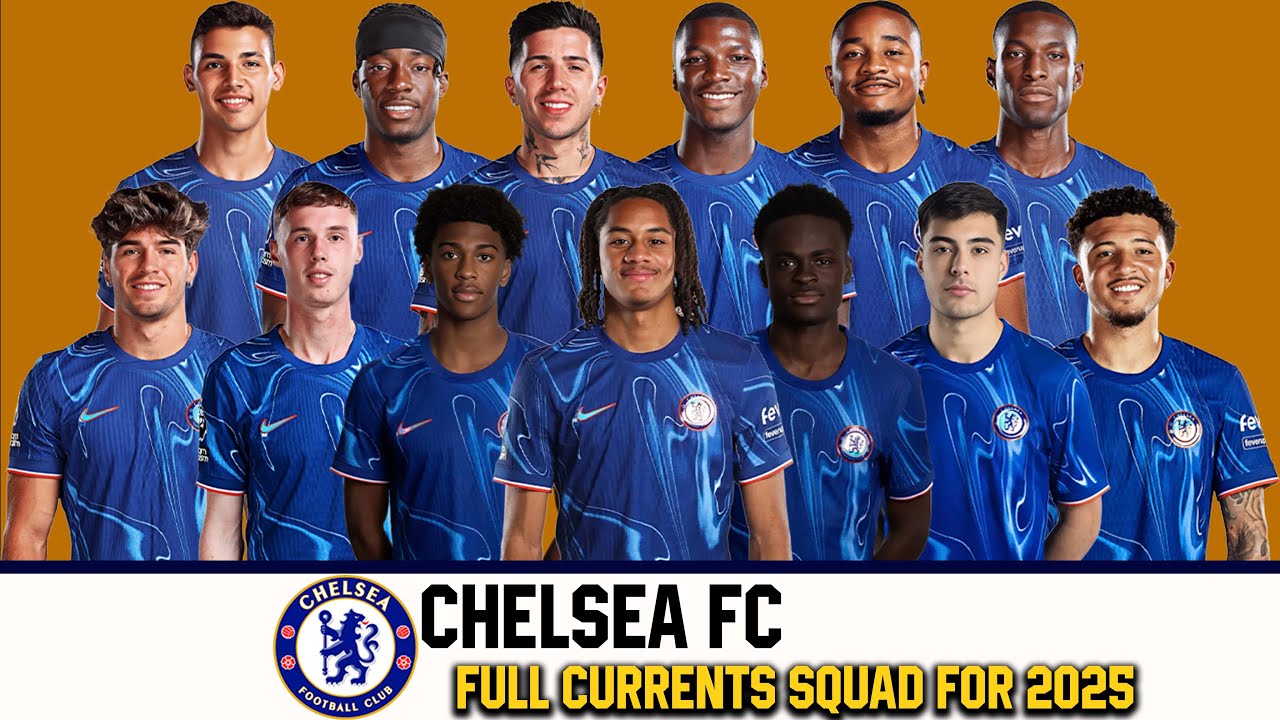 Chelsea FC Full Currents Squad Update 2025 ft.Aarón Anselmino,Mathis ...