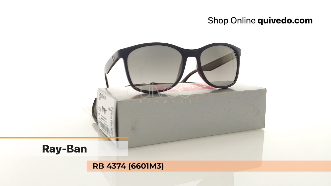 Ray-Ban RB 4374 (6601M3) - YouTube