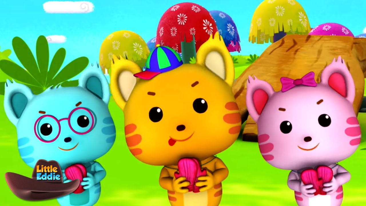Three Little Kittens | Cat Songs | Nursery Rhymes and Kids Songs ...