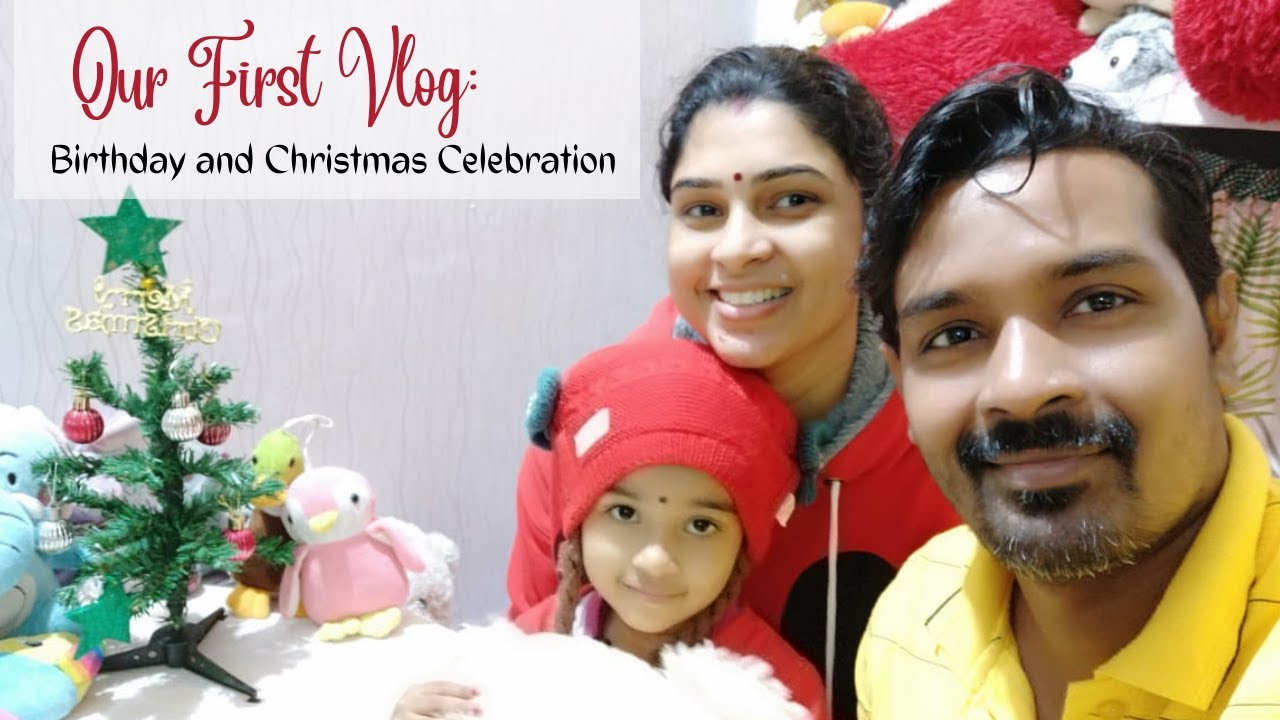 My first Vlog: Priya Birthday and Christmas - YouTube