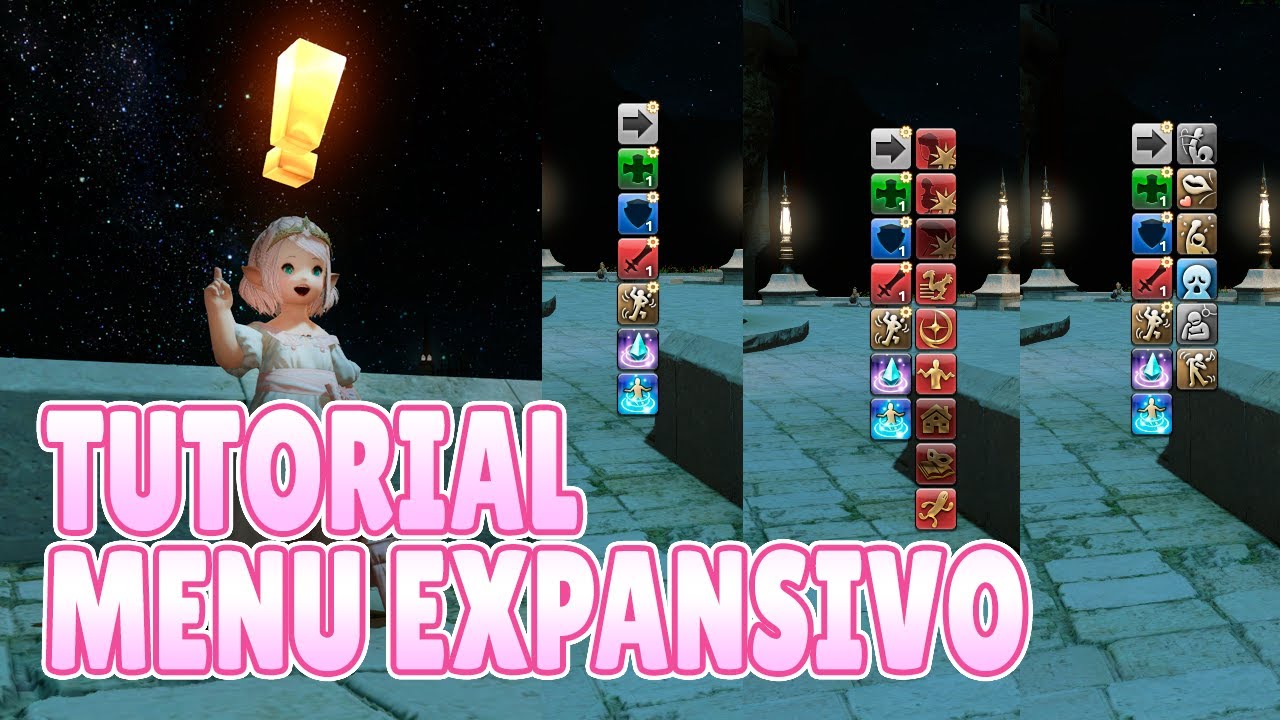Como fazer um Menu Expansivo no FFXIV - YouTube