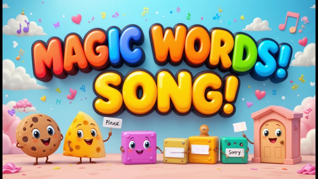 Kids Songs |Magic Words Song for Kids | Please, Thank You, Sorry ...