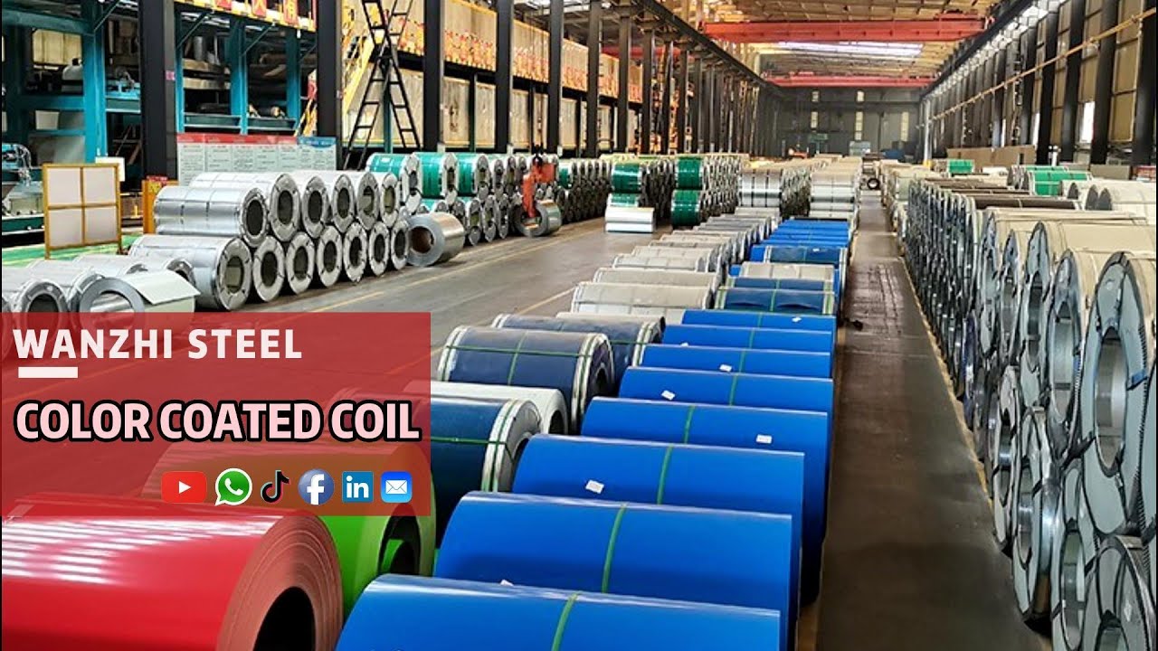 The most interesting PPGI Coil Production Line Packing Process ...