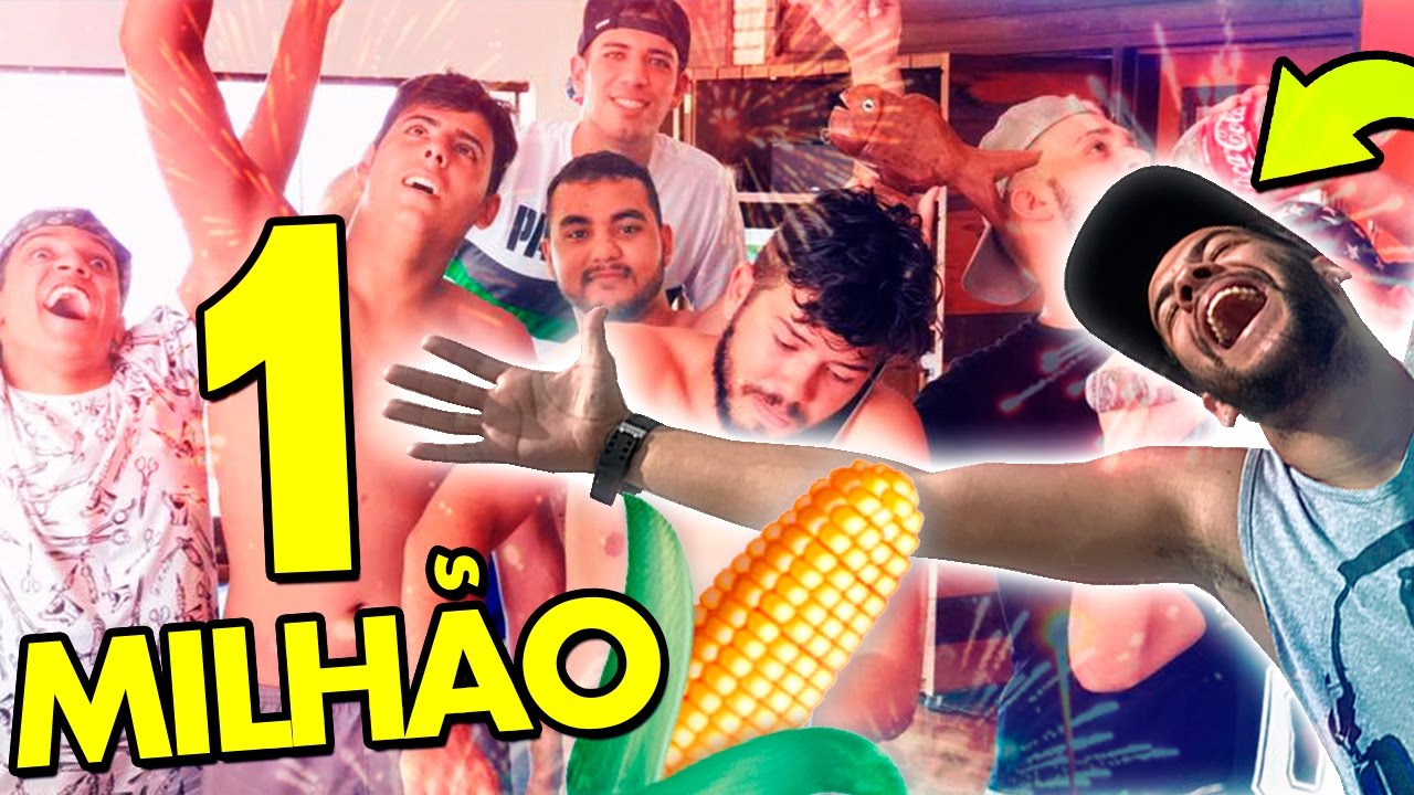 COMEMORANDO 1 MILHÃO DE INSCRITOS COM A BREAKMEN 🌽 ‹ Danilo Crespo ...