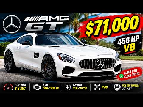 2017 Mercedes-AMG GT for $71,000! 🔥 456HP Twin-Turbo V8 | 54K Miles
