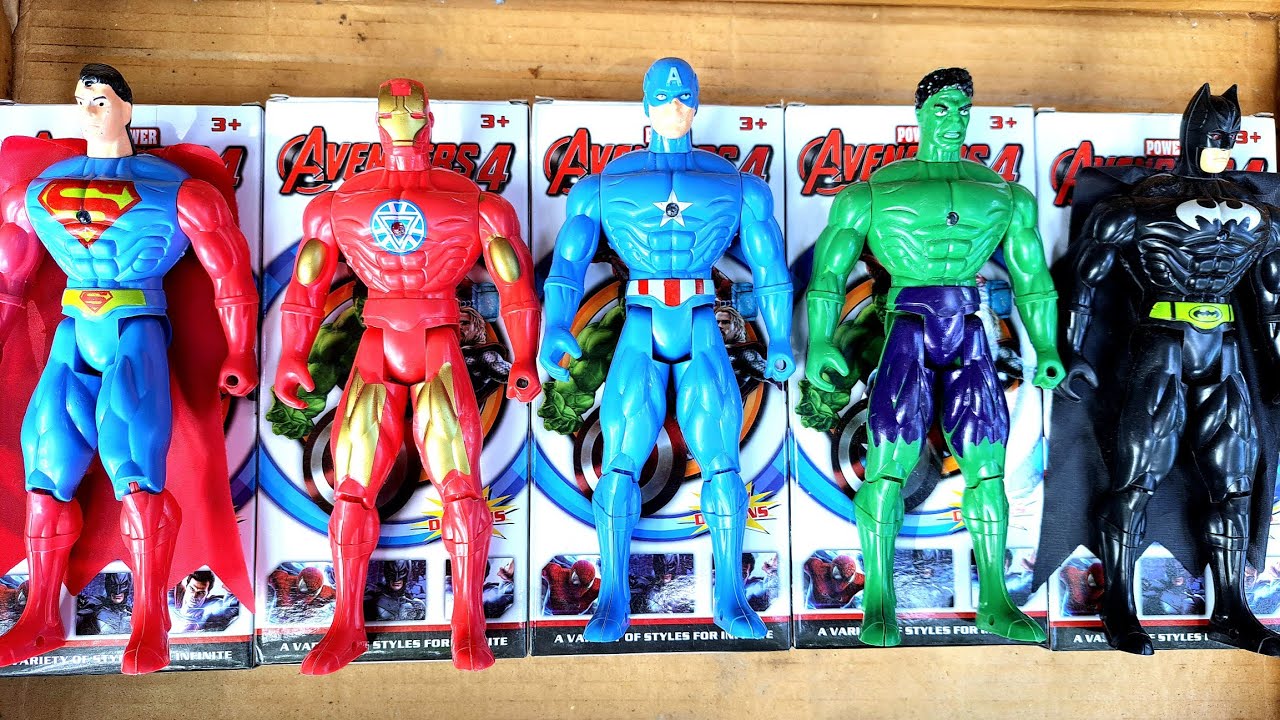 Avengers Assemble AMAZING Toys‼️Batman, Hulk, Captain America, Ironman ...