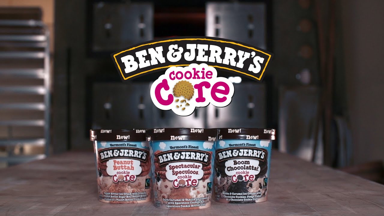 How We Made Our New Cookie Cores | Ben & Jerry's - YouTube