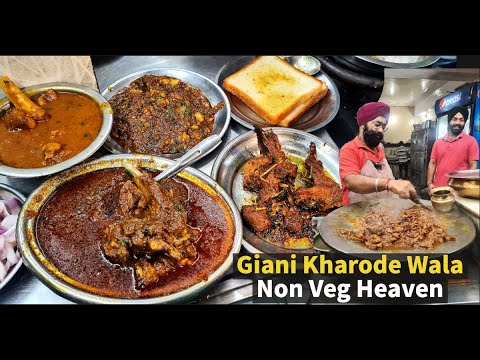 60 YEARS Old DESI GHEE TAWA MEAT AUR KHARODE KA SOUP, MUTTON CHAAMP ...