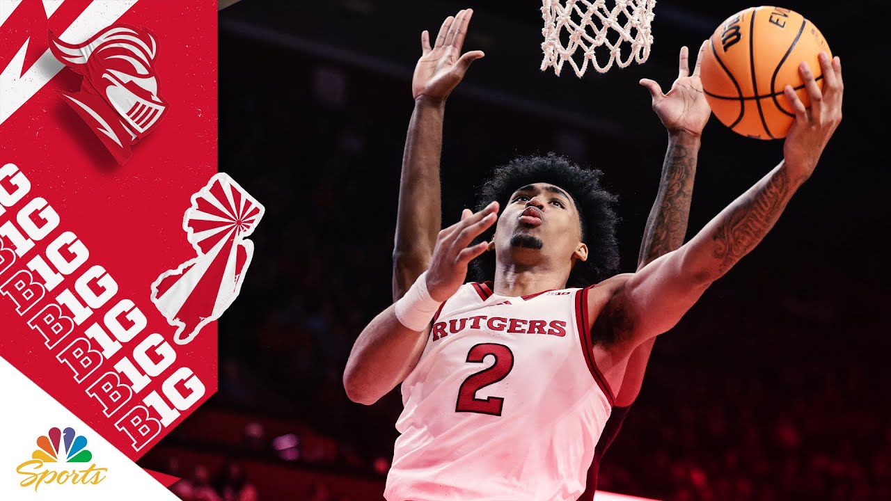 Dylan Harper highlights from Rutgers’ win vs. Merrimack | Big Ten on ...
