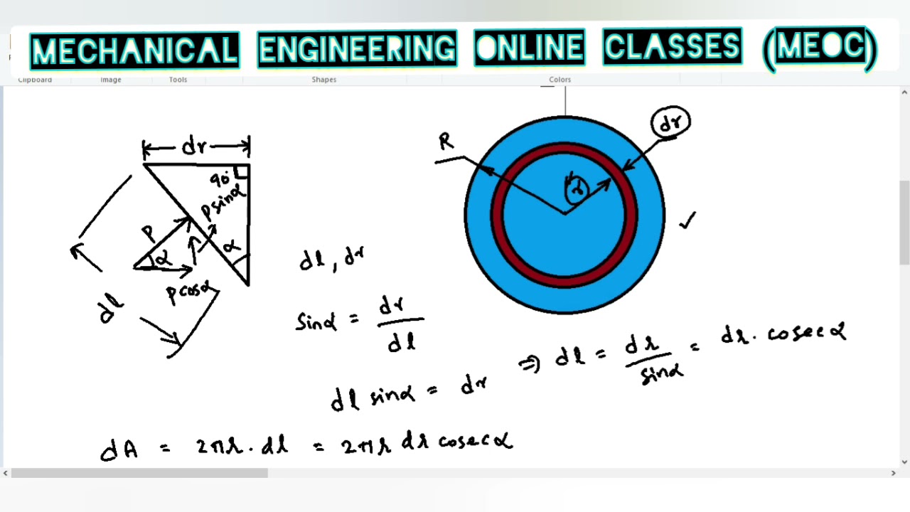 Torque analysis of conical pivot bearing - YouTube