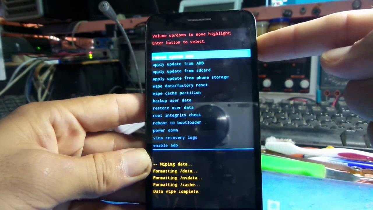 alcatel one touch pixi 5015x hard reset - YouTube