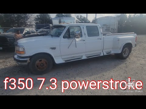 Picking up my obs 1997 ford f350 dually truck... my old school fleet is ...