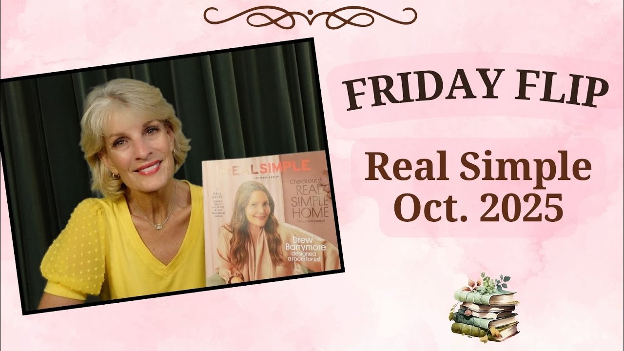 Cozy Fall Flip | Real Simple October 2025 ASMR - YouTube
