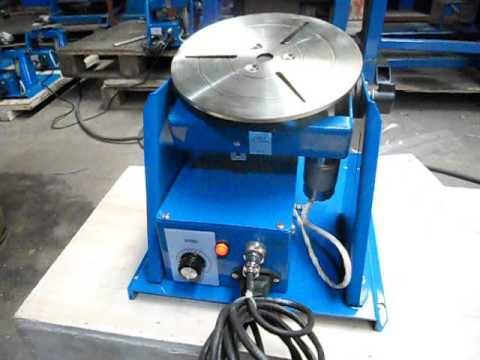 10 kg welding turntable - YouTube