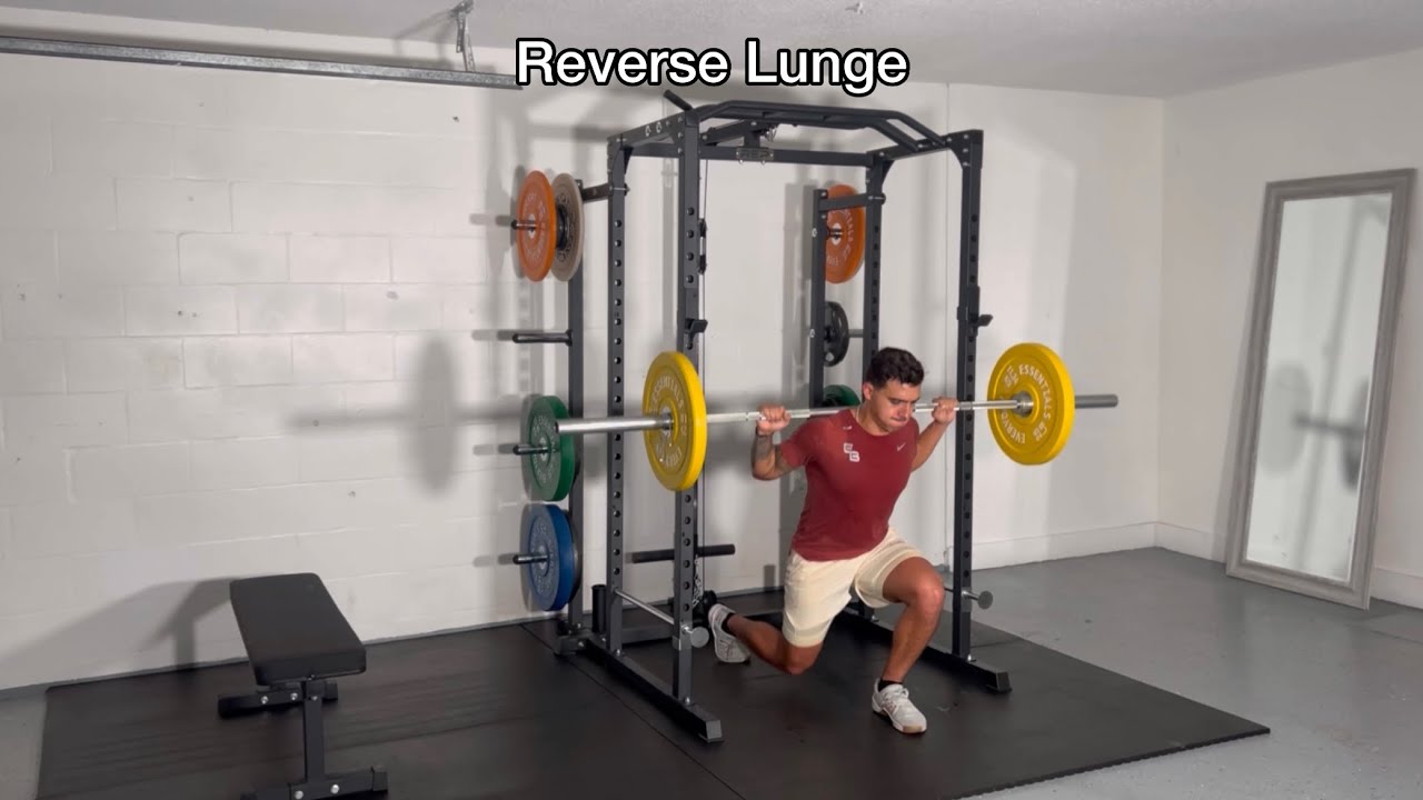 Barbell Reverse Lunge - YouTube