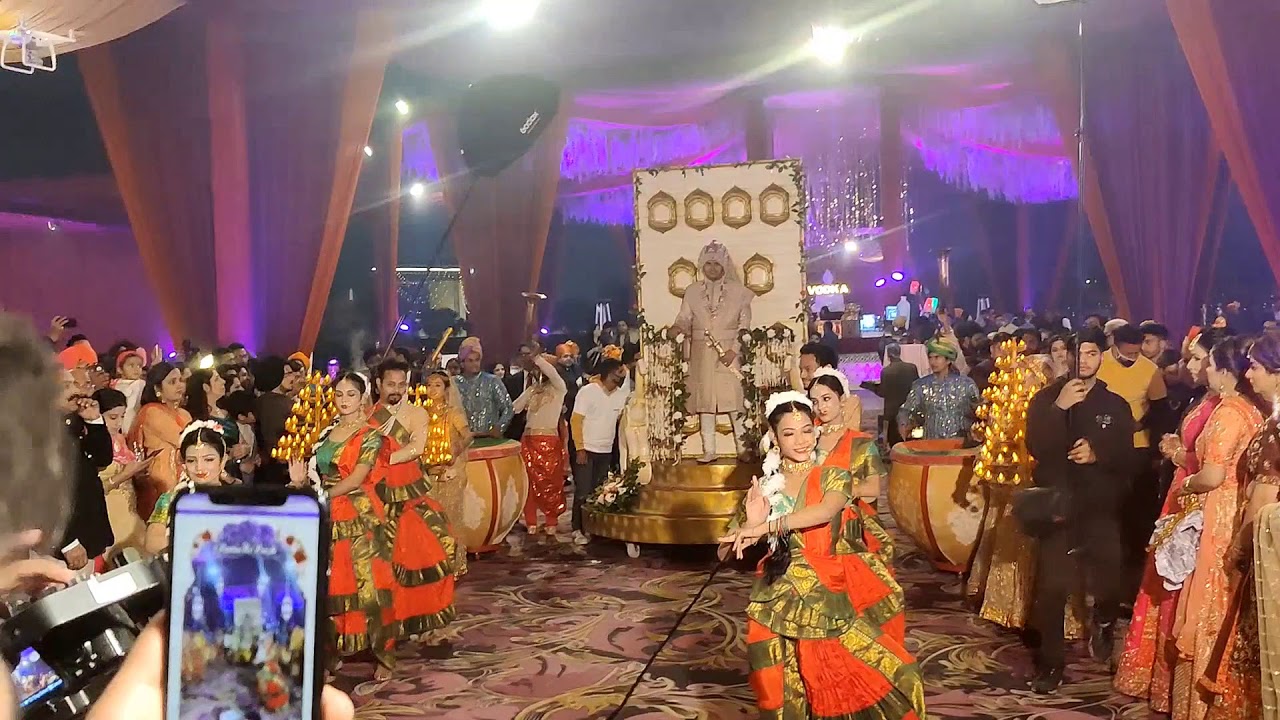 Groom Entry @Lilly Resort Amritsar - YouTube