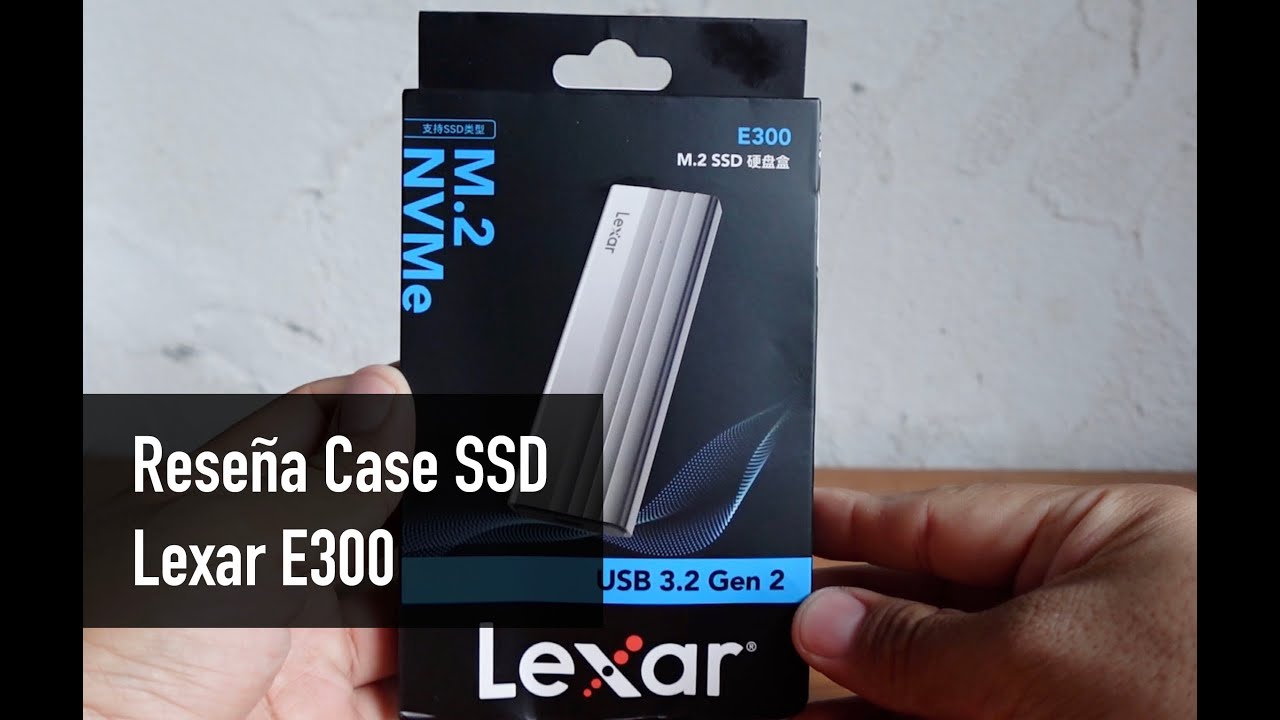 Reseña Case USB para SSD M.2 NVMe Lexar E300 MUY MUY BARATO - YouTube