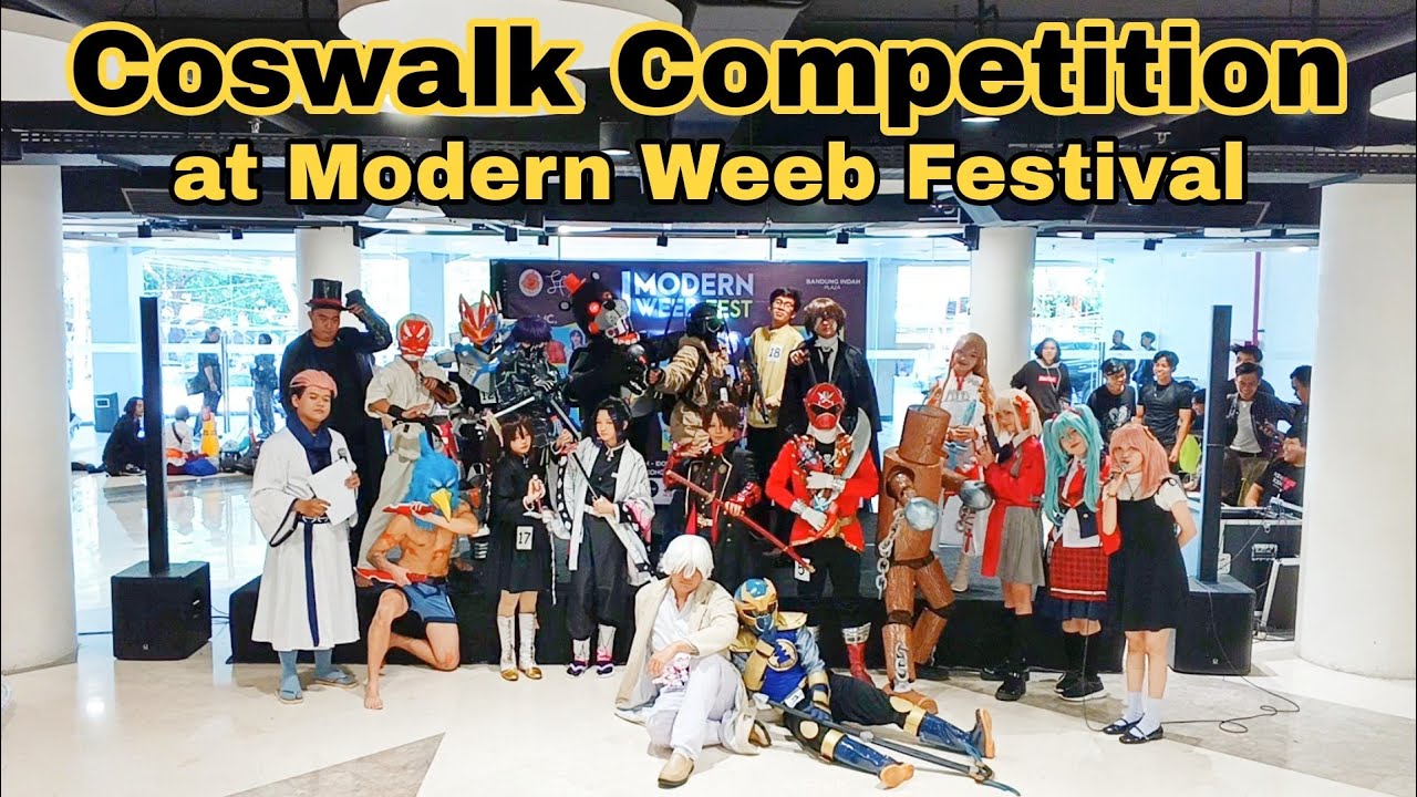 Coswalk Competition at Modern Weeb Festival (Bandung Indah Plaza ...