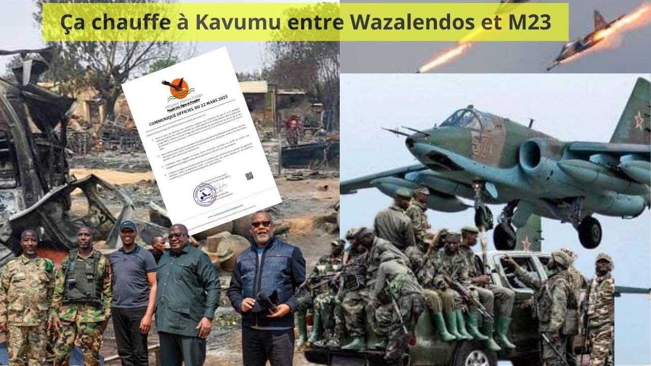 L'AÉROPORT DE KAVUMU REPRIS PAR LES REBELLES DU M23-AFC, LES WAZALENDO ...