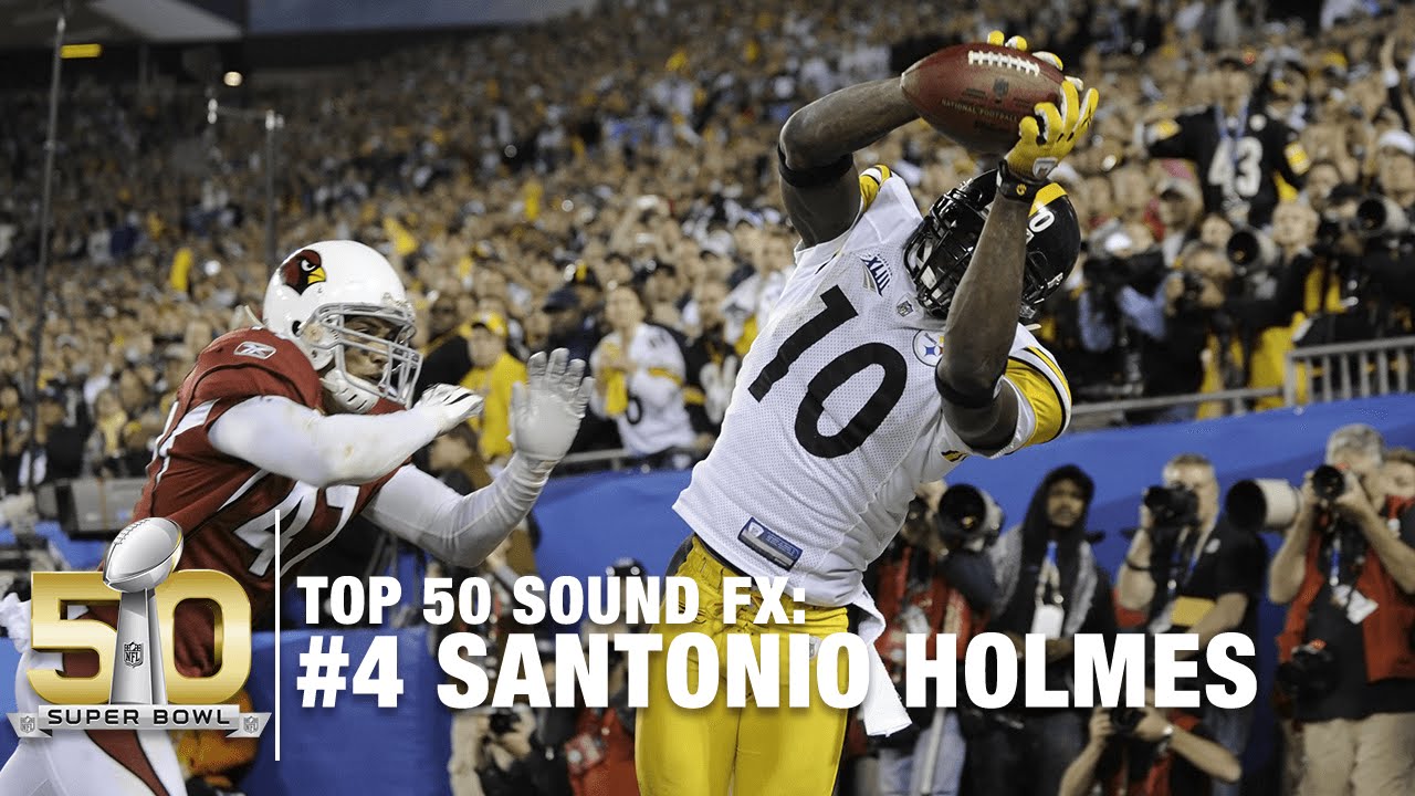 Top 50 Sound FX | #4: Santonio Holmes TD Catch! | NFL - YouTube
